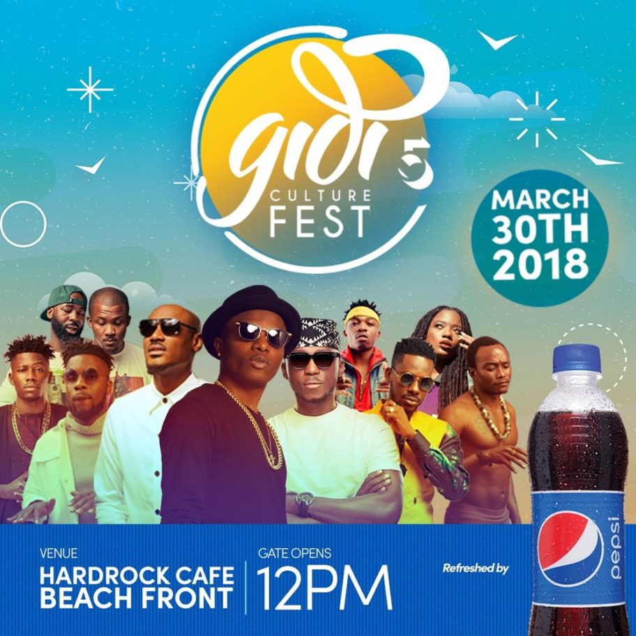 Want to Attend Gidi Fest? Pepsi is giving Out 2 Tickets to 25 Lucky ...