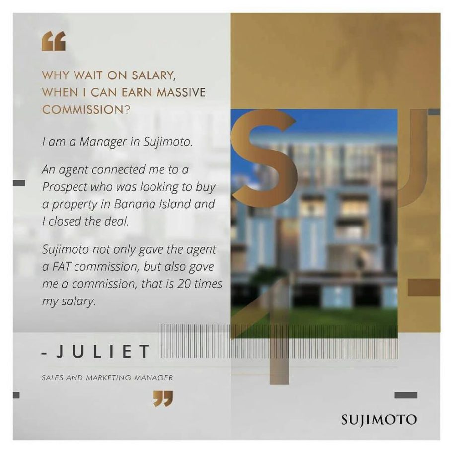 I Earned 20 times the Size of my Salary in Commission! Sujimoto Staff ...