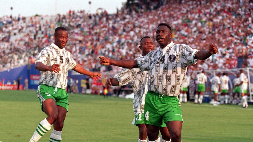 Daniel Amokachi's 1994 Goal shortlisted for FIFA's World Cup Greatest ...