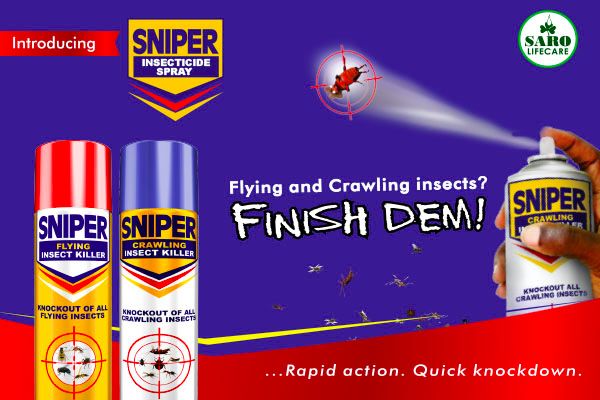 Saro Lifecare launches New Sniper Insecticide Spray | BellaNaija