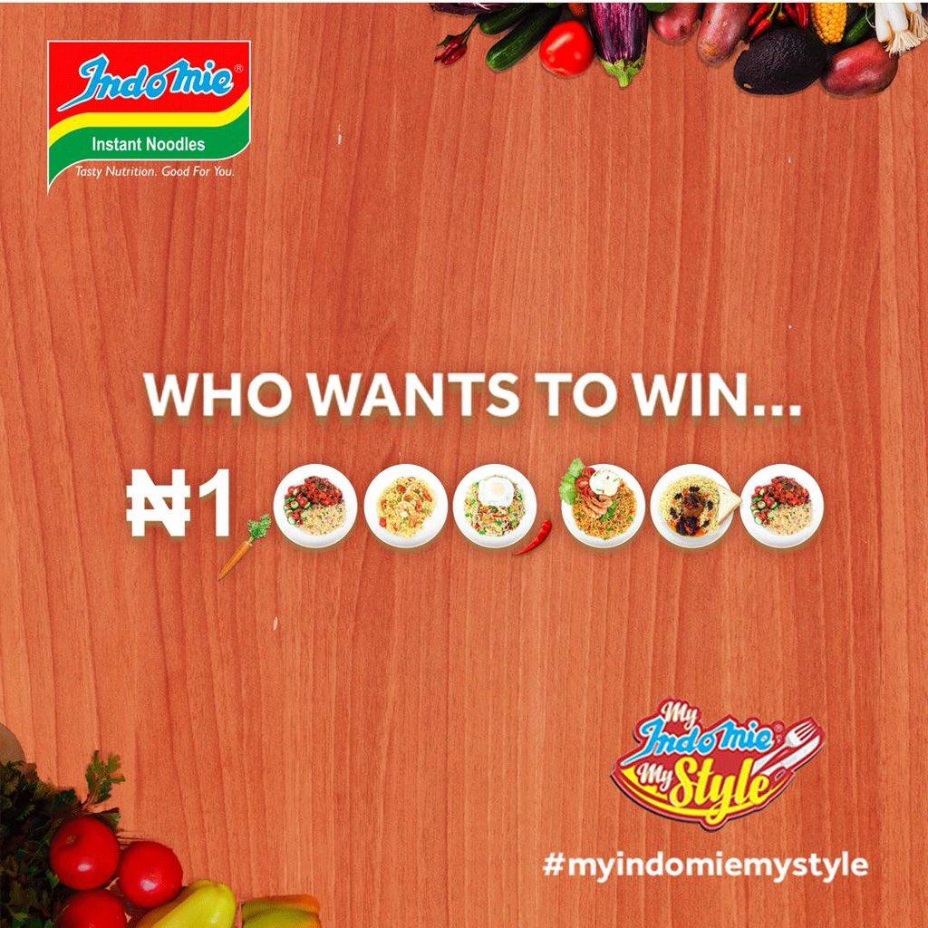 Indomie is offering N1,000,000 to the Best #MyIndomieMyStyle Entry! Get ...
