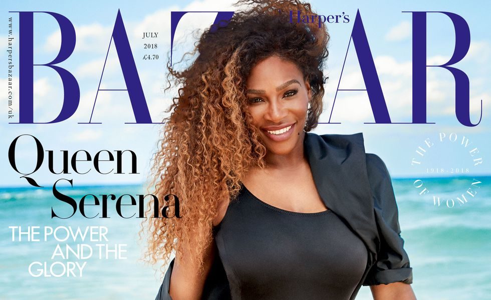 The Power & the Glory! Serena Williams is the Cover Star for Harper's ...