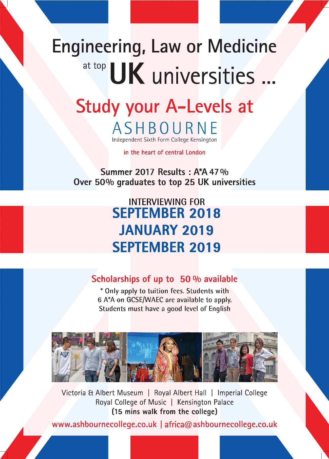 Want to Get into a top UK University? Meet Ashbourne College ...