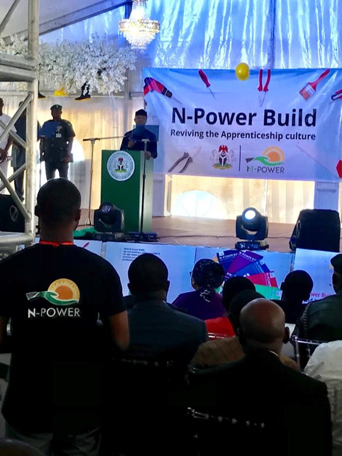 N-Power Build launches in Enugu with Vice President Yemi Osinbajo in ...