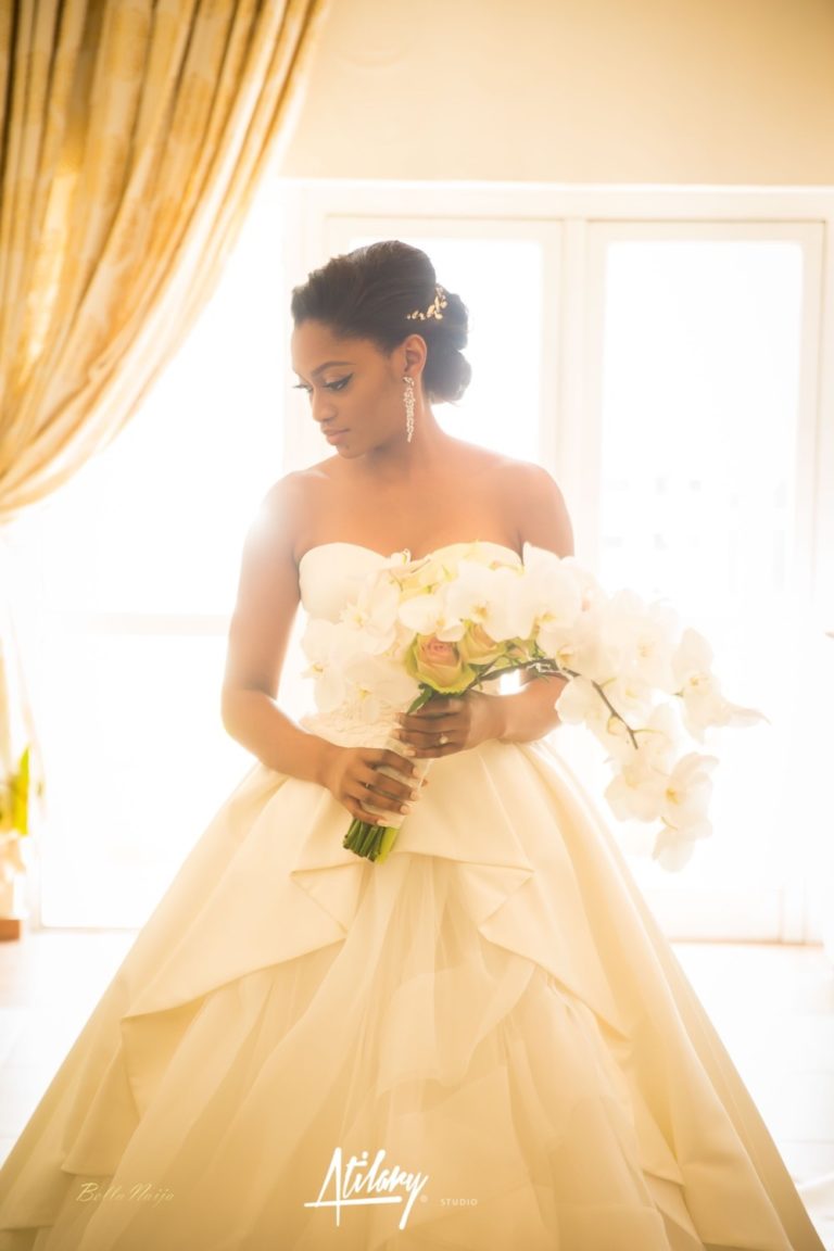 Xerona Duke and Derin Phillips White Wedding Ceremony #XD2018