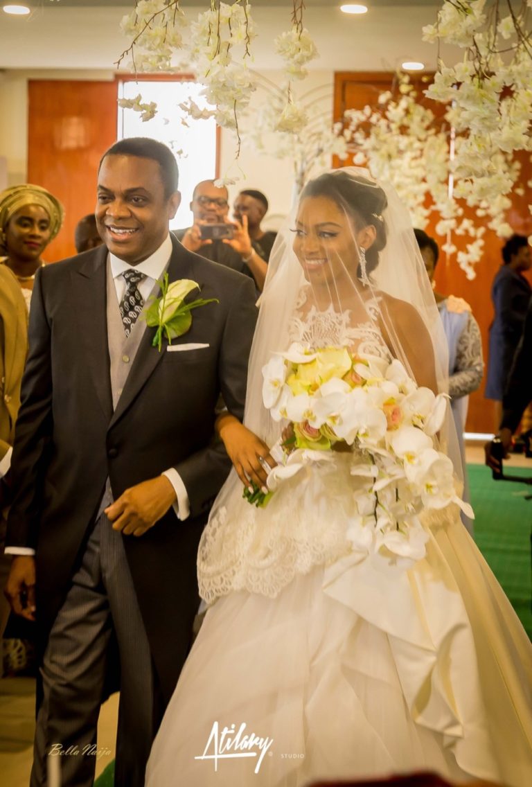 Xerona Duke and Derin Phillips White Wedding Ceremony #XD2018