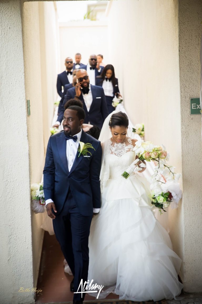 Xerona Duke and Derin Phillips White Wedding Ceremony #XD2018