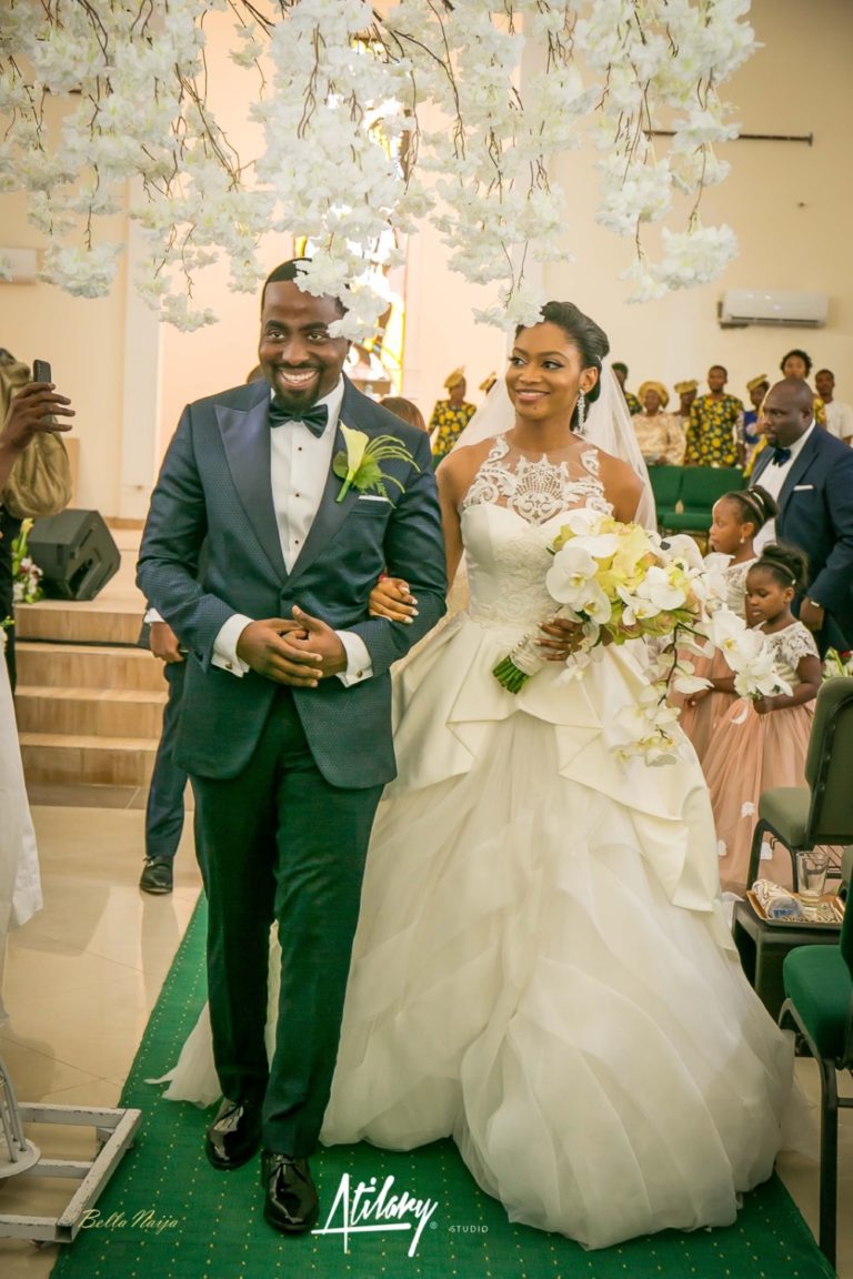 Xerona Duke and Derin Phillips White Wedding Ceremony #XD2018