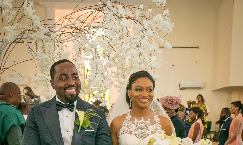 Xerona Duke and Derin Phillips White Wedding Ceremony #XD2018