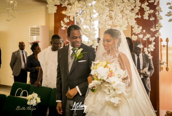 Xerona Duke and Derin Phillips White Wedding Ceremony #XD2018