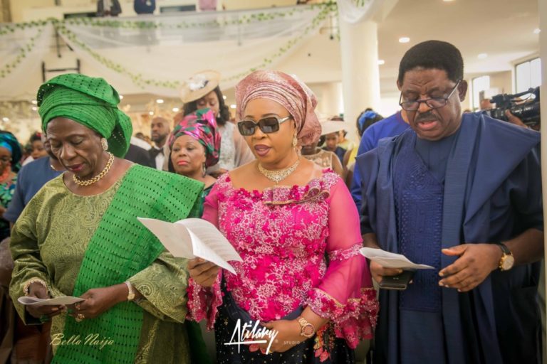 Xerona Duke and Derin Phillips White Wedding Ceremony #XD2018