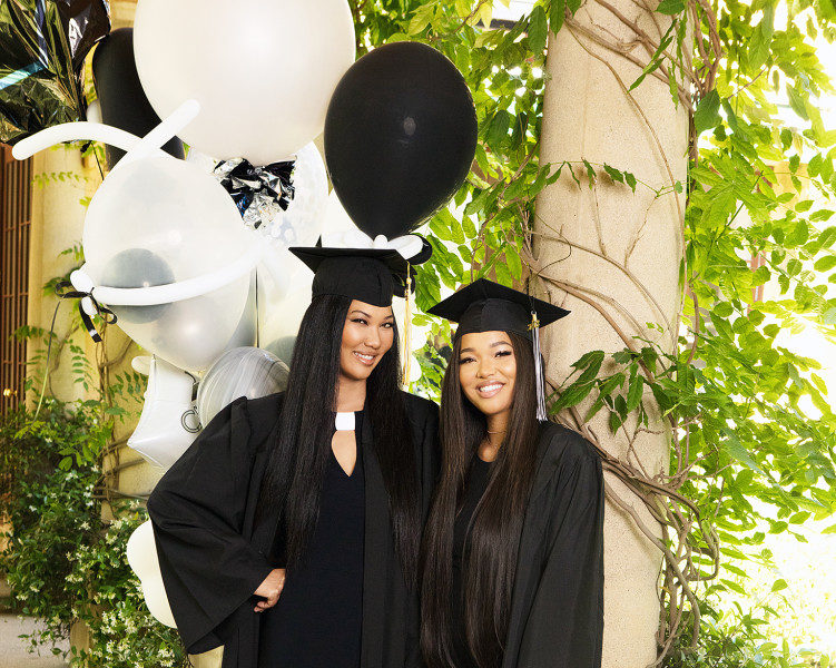 BN Sweet Spot: Kimora Lee & Daughter Twinning at Graduation | BellaNaija