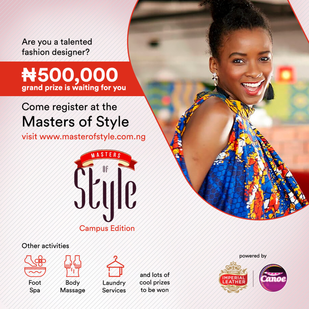 Win N500 Thousand in the Masters of Style Contest for Fashion Designers