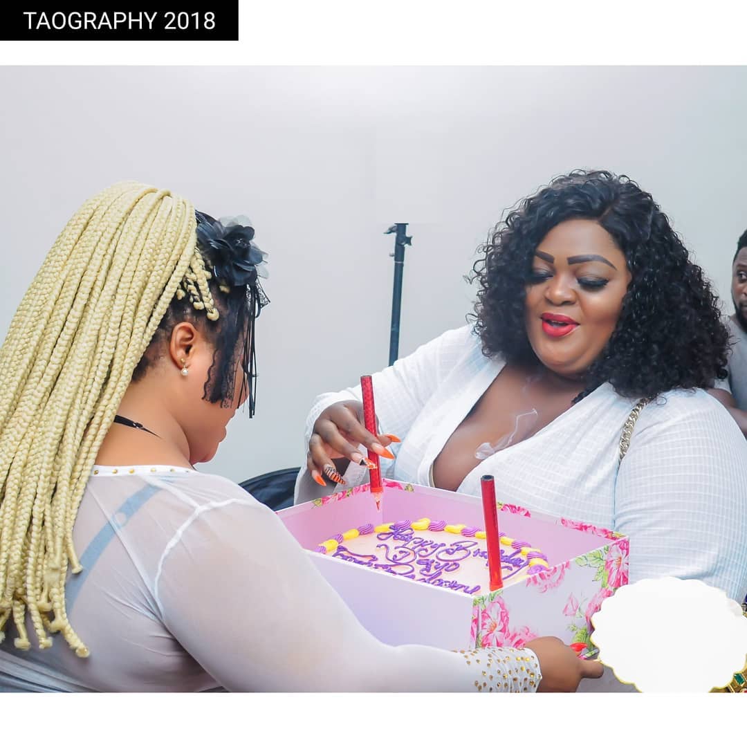 Toyin Abraham, Anita Joseph, Eniola Badmus party with Dayo Amusa at Birthday Slumber Party ...