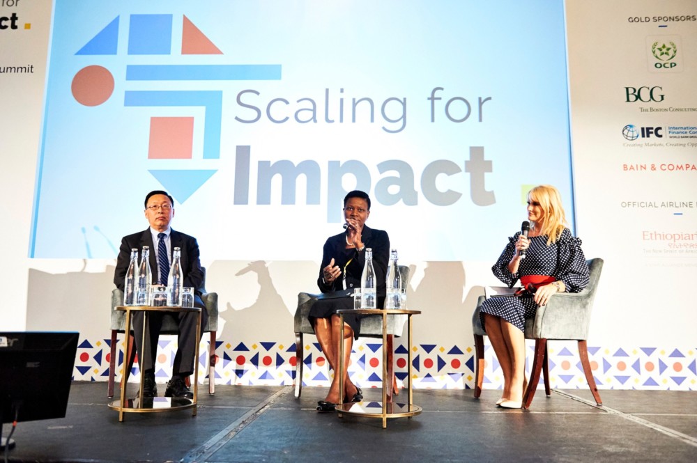 Banky W, Tara & Fela Durotoye attend the LBS Africa Business Summit ...