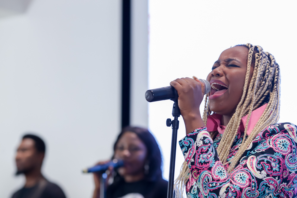 Richard Mofe-Damijo, Sam Adeyemi, Ubong King at Niyi Adesanya's ...