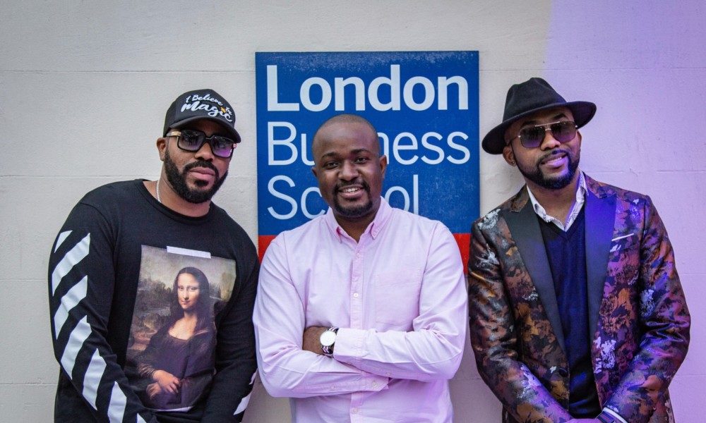 Banky W, Tara & Fela Durotoye attend the LBS Africa Business Summit ...