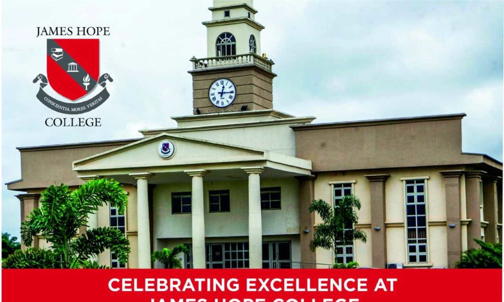 James Hope College records 100% In Mathematics, Science, English ...