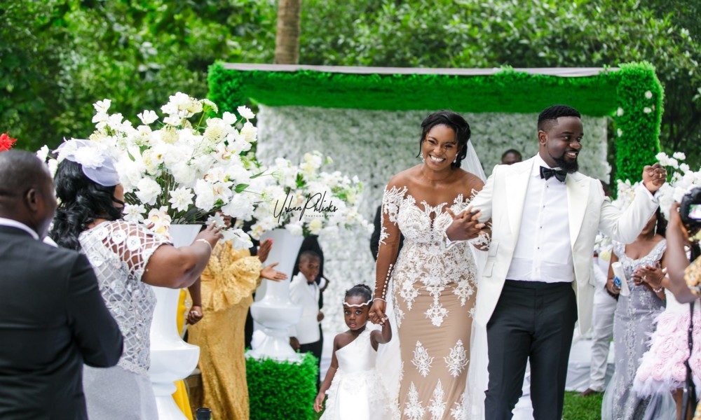 Official Photos of Ghanaian Rapper Sakordie & Tracy's Wedding