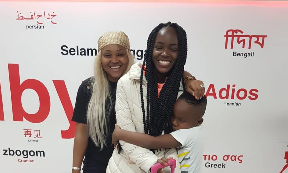 Proud Mama! Mercy Aigbe's daughter Michelle is off to School | BellaNaija