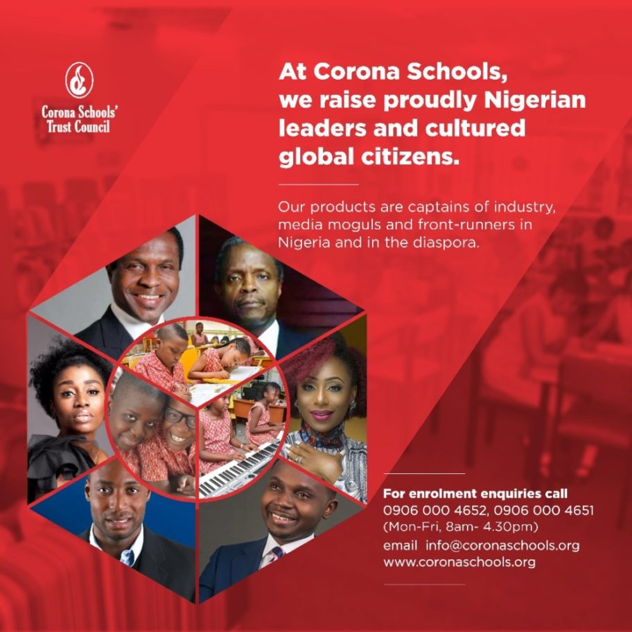 Corona Schools raises Proud Nigerian Leaders and Cultured Global ...