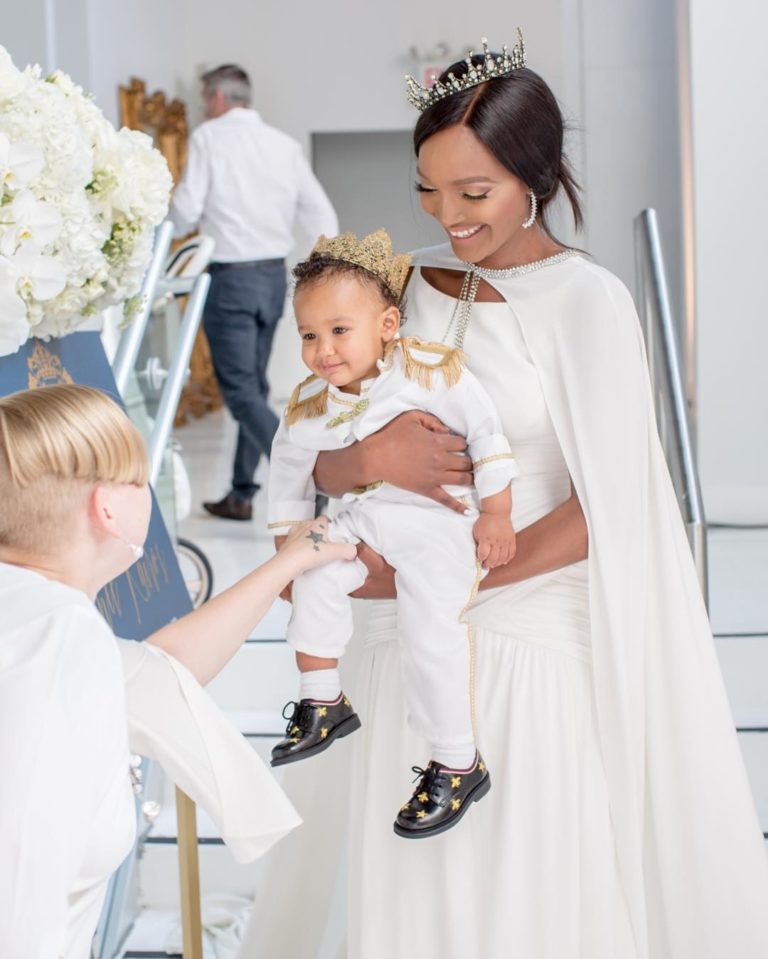 An All White Royal Affair! Millen Magese celebrates son Prince Kairo's ...