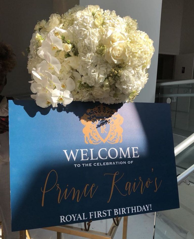 An All White Royal Affair! Millen Magese celebrates son Prince Kairo's ...