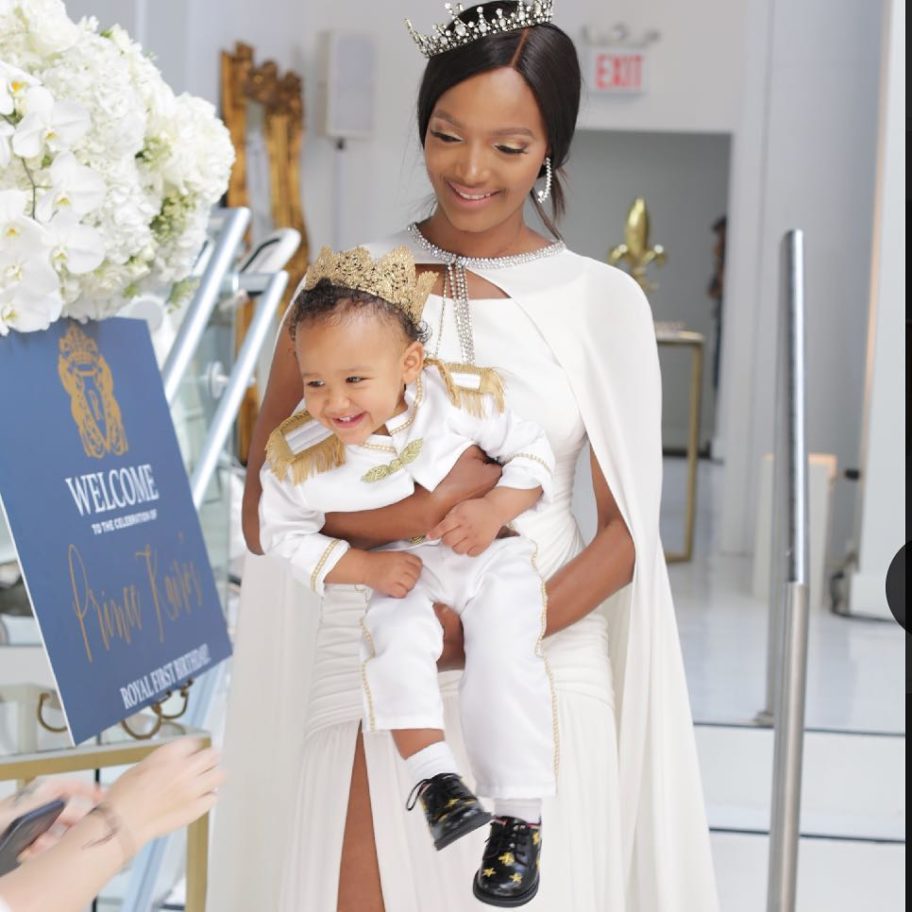 An All White Royal Affair! Millen Magese celebrates son Prince Kairo's ...