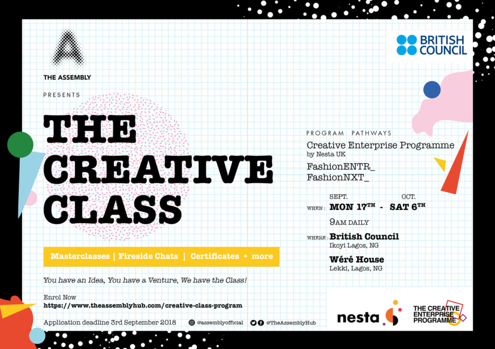 Are you a Creative Entrepreneur? Apply for The Assembly Creative Class ...