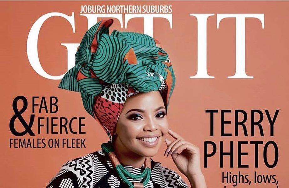 Terry Pheto Covers Women's Month Issue of Get It Magazine | BellaNaija