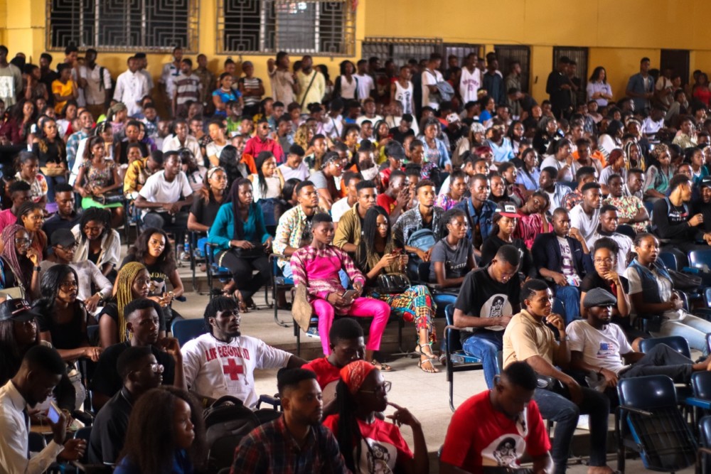 Denola Grey, Derenle Edun attend Dare2Dream Campus Tour