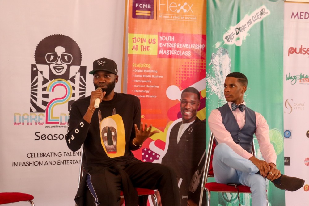 Denola Grey, Derenle Edun attend Dare2Dream Campus Tour
