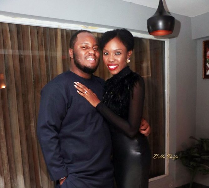 Lala Akindoju and Chef Fregz Surprise Engagement Dinner