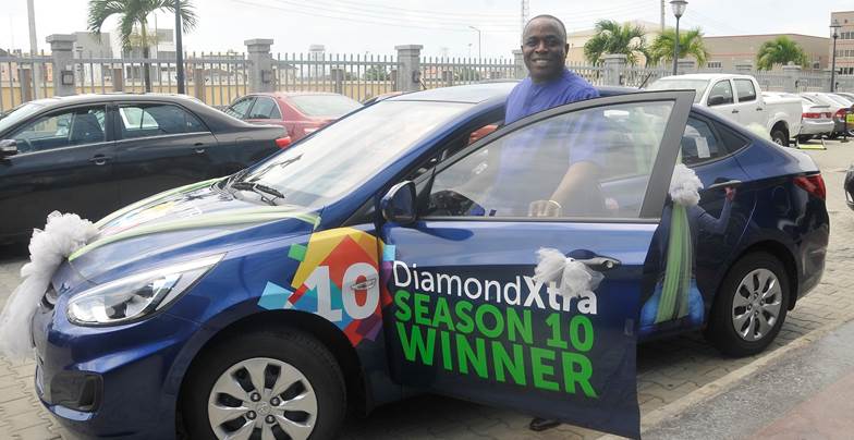 Nigerian Nurse Bede Nnebedum wins Brand New Car in DiamondXtra