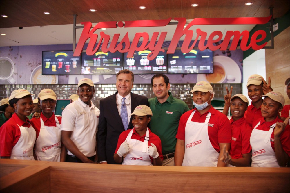 US Ambassador to Nigeria W.Stuart Symington visits Krispy Kreme ...
