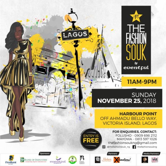 The Fashion Souk by Eventful is back! Sunday, November 25th | BellaNaija