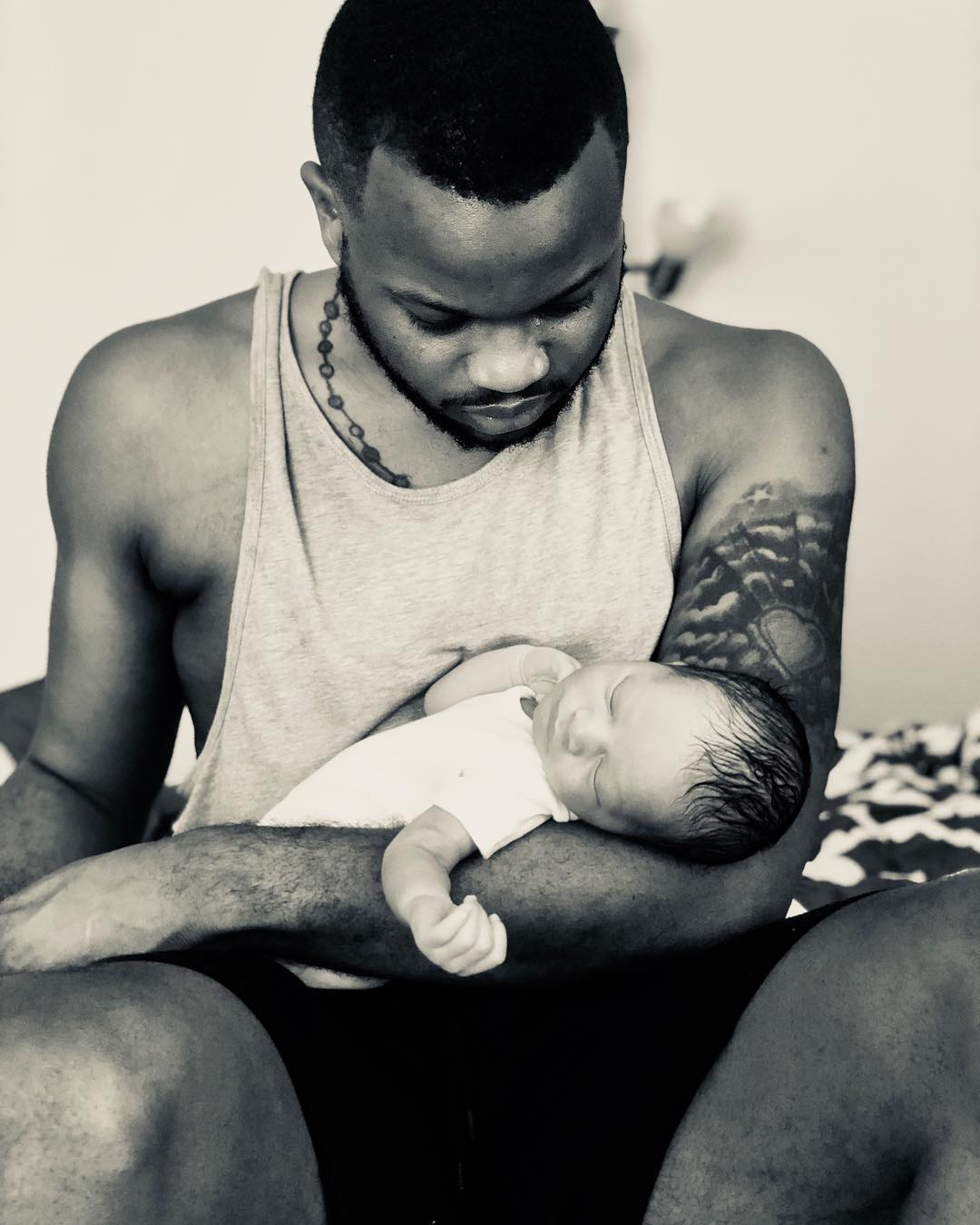 It's a Boy! Papa Omisore introduces new Child to the World | BellaNaija
