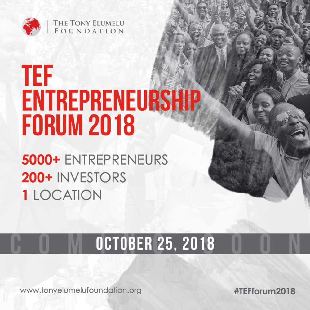 Tony Elumelu Foundation Entrepreneurship Forum to host the largest gathering of African ...