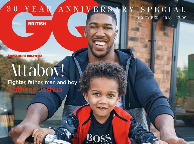 Fighter, Father, Man & Boy! Anthony Joshua & Son JJ cover British GQ's ...