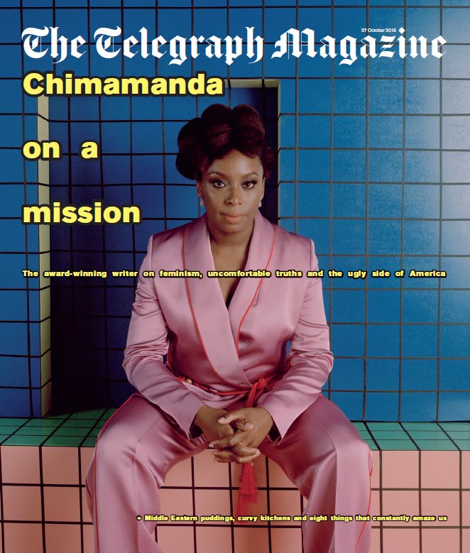 She's on a Mission! Chimamanda Ngozi Adichie covers Telegraph Magazine ...