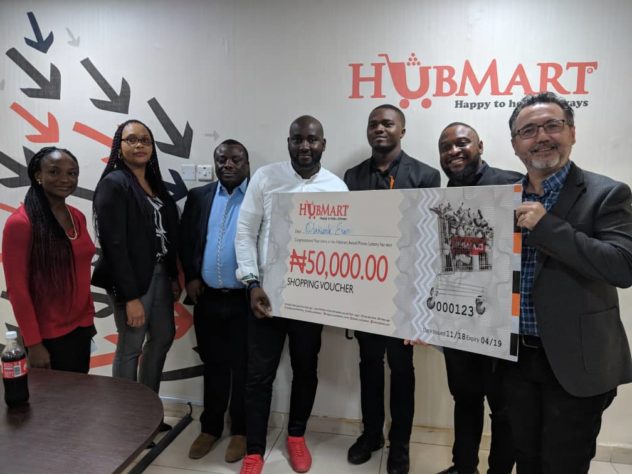 Hubmart Stores rewards Customers with Gifts, Shopping Vouchers worth N3 ...