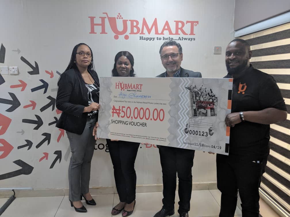 Hubmart Stores rewards Customers with Gifts, Shopping Vouchers worth N3 ...
