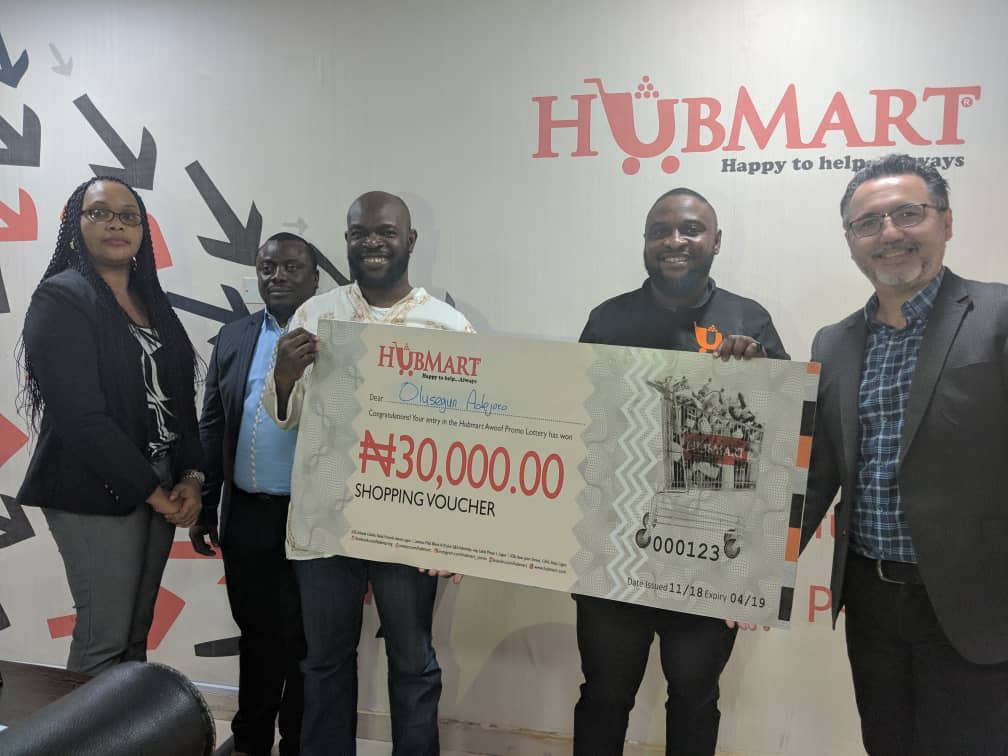 Hubmart Stores rewards Customers with Gifts, Shopping Vouchers worth N3 ...