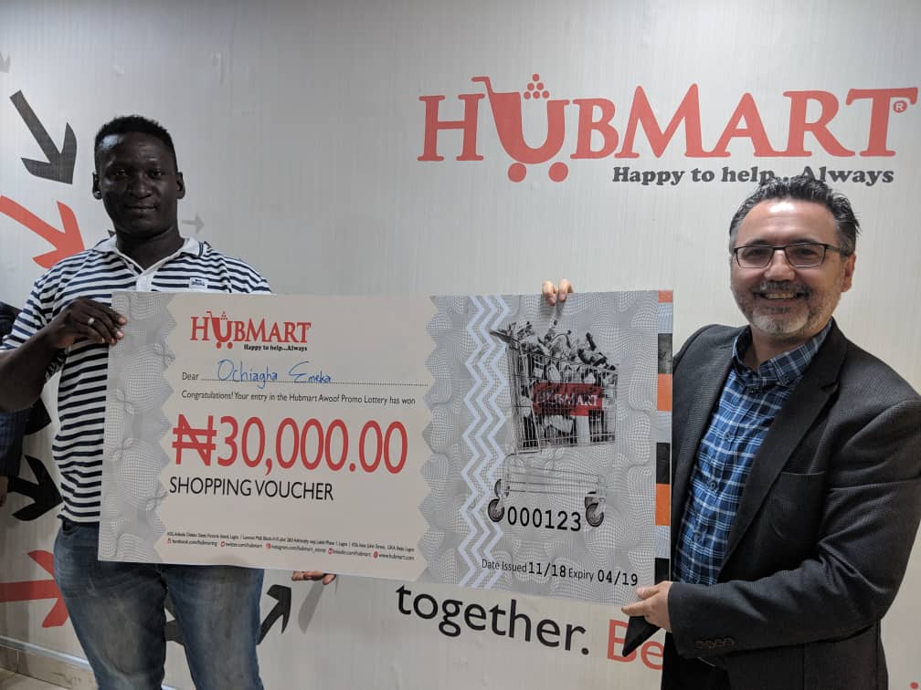 Hubmart Stores rewards Customers with Gifts, Shopping Vouchers worth N3 ...