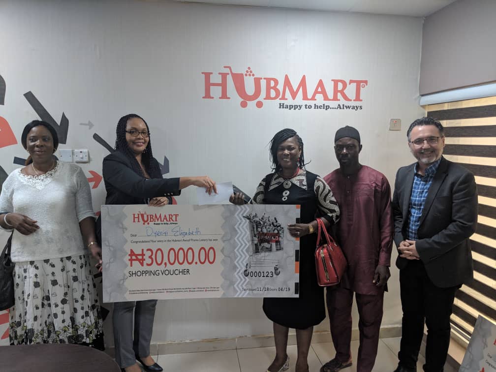 Hubmart Stores rewards Customers with Gifts, Shopping Vouchers worth N3 ...