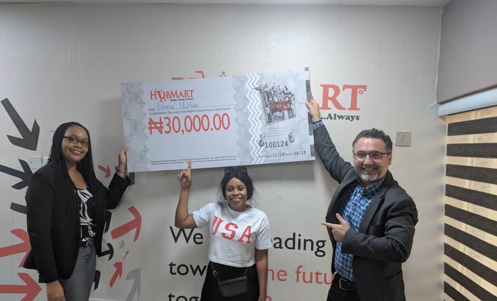 Hubmart Stores rewards Customers with Gifts, Shopping Vouchers worth N3 ...