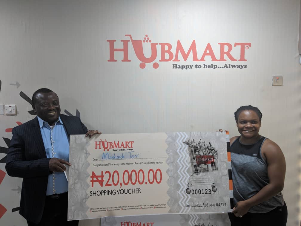 Hubmart Stores rewards Customers with Gifts, Shopping Vouchers worth N3 ...