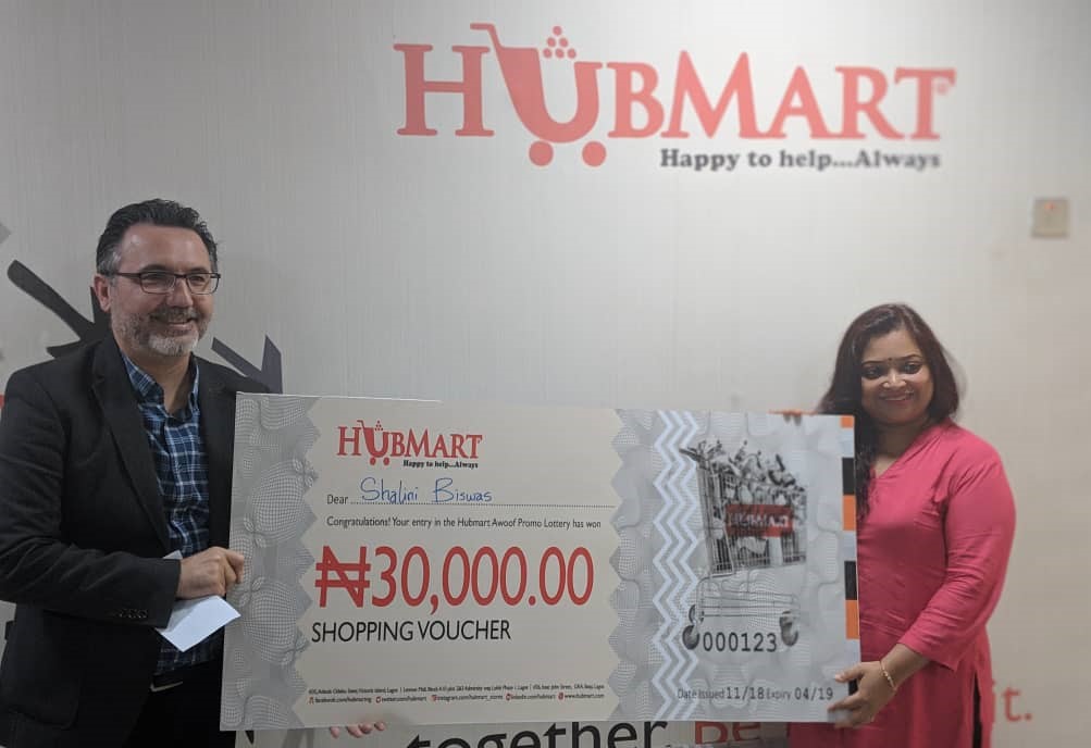 Hubmart Stores rewards Customers with Gifts, Shopping Vouchers worth N3 ...