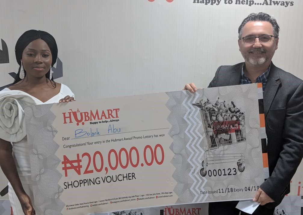 Hubmart Stores rewards Customers with Gifts, Shopping Vouchers worth N3 ...