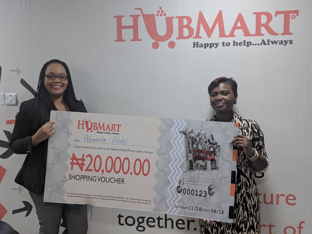 Hubmart Stores rewards Customers with Gifts, Shopping Vouchers worth N3 ...